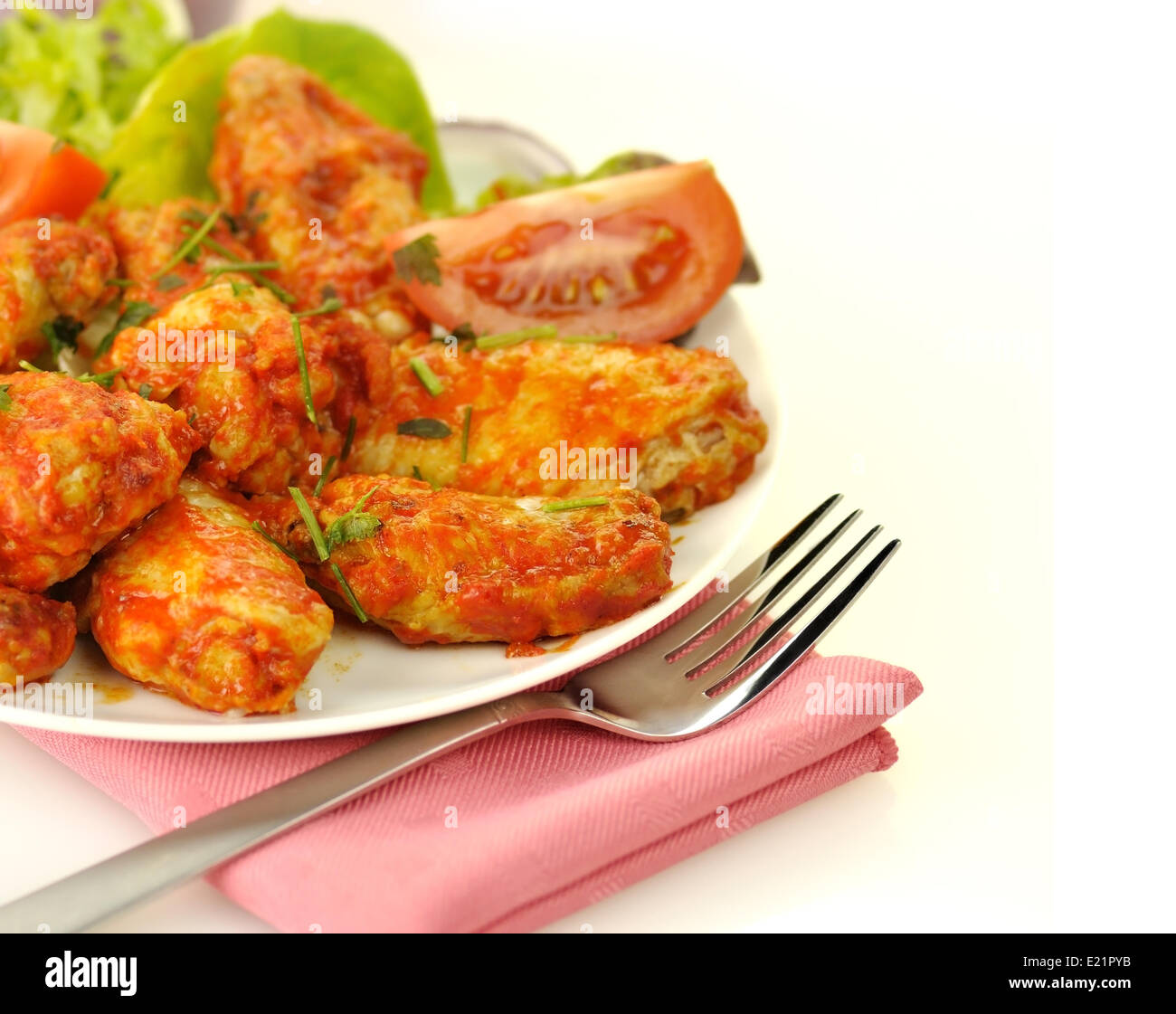 Chicken wing hi-res stock photography and images - Alamy