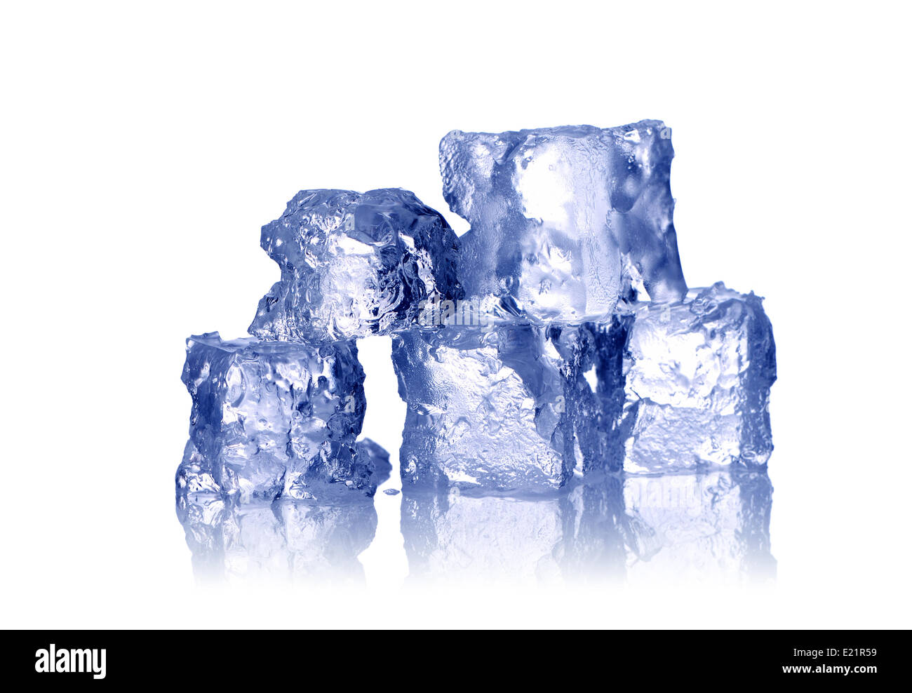 Liquid wet melting cubes Cut Out Stock Images & Pictures - Alamy