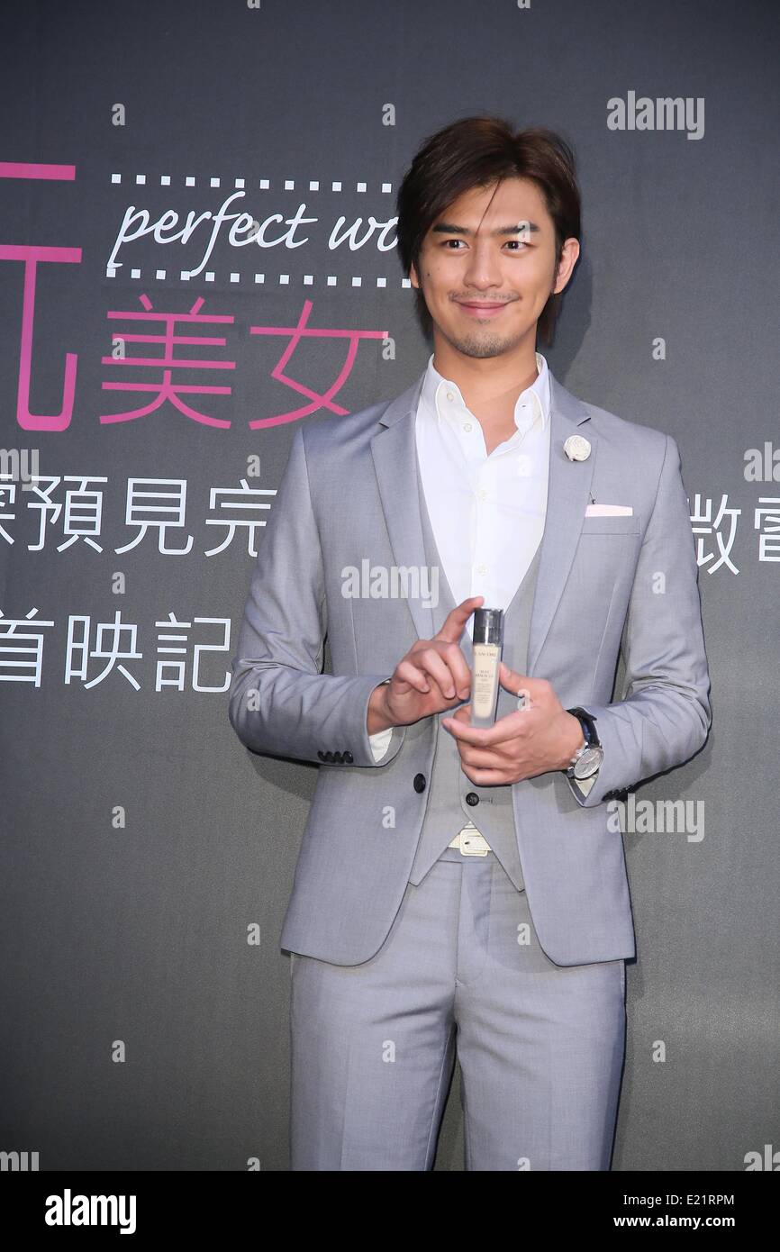 Taipei, China. 11th June, 2014. Actor Bolin Chen attends commercial ...