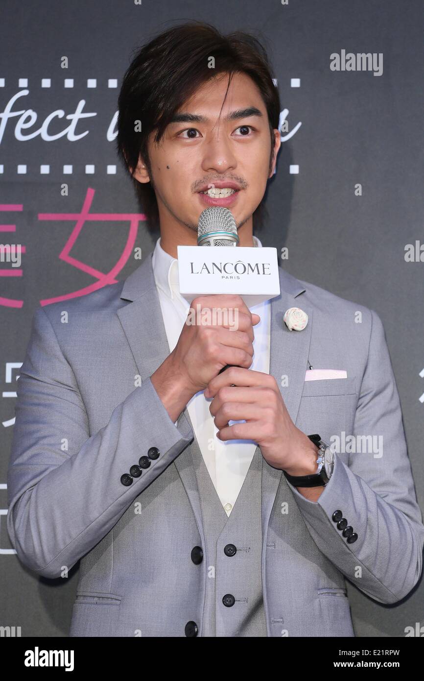 Taipei, China. 11th June, 2014. Actor Bolin Chen attends commercial ...