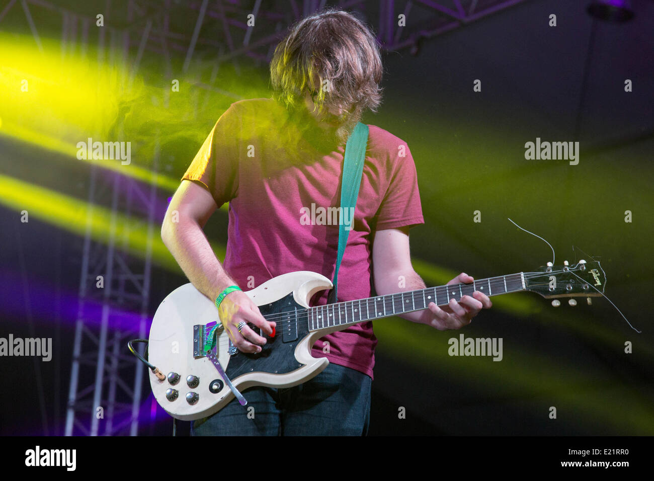 Manchester, Tennessee, USA. 12th June, 2014. Vocalist and guitarist ...