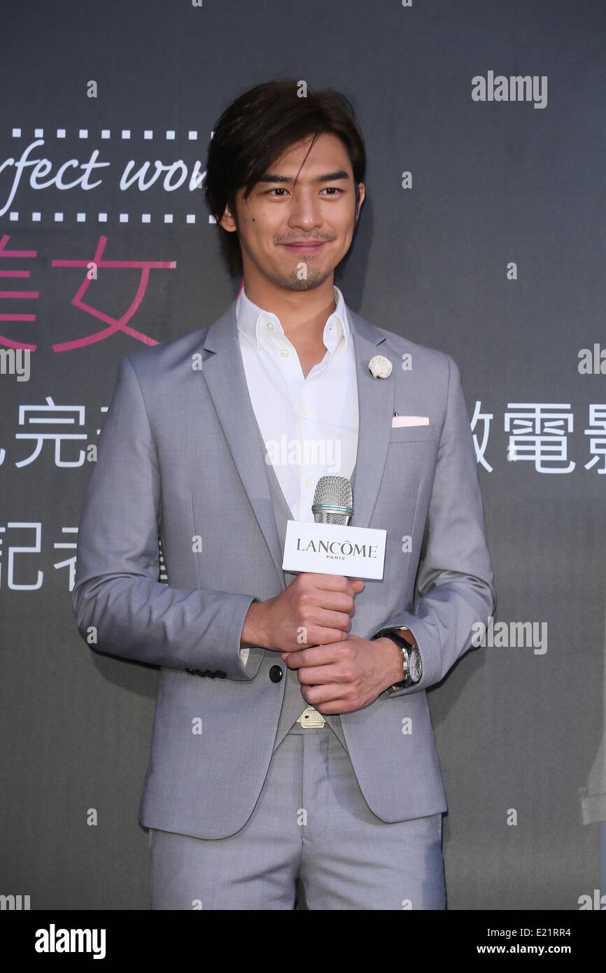Taipei, China. 11th June, 2014. Actor Bolin Chen attends commercial ...