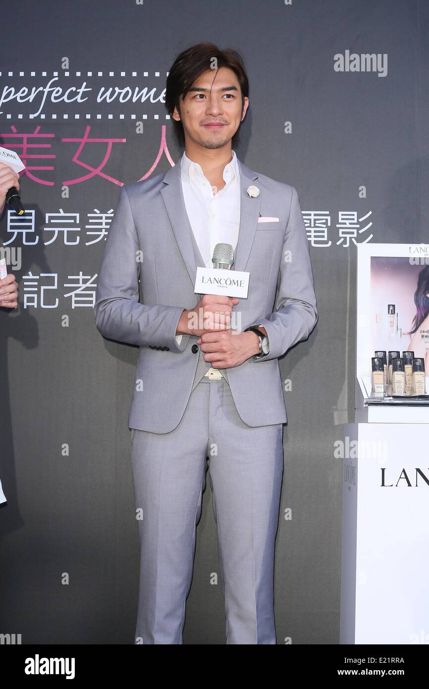 Taipei, China. 11th June, 2014. Actor Bolin Chen attends commercial ...