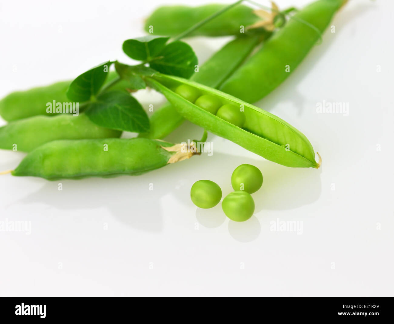 green pea pods Stock Photo - Alamy