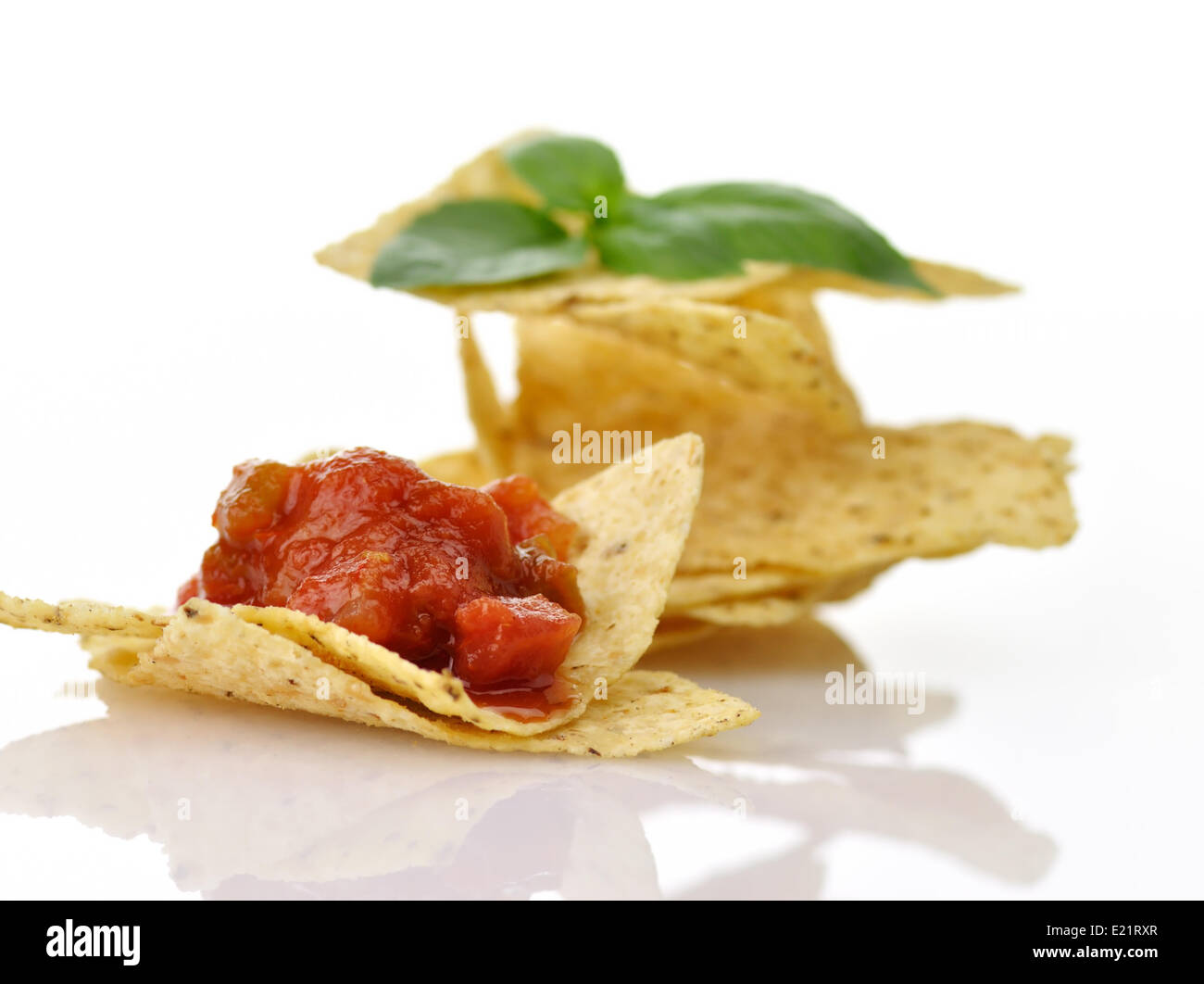 Flour tortilla chips hi-res stock photography and images - Alamy