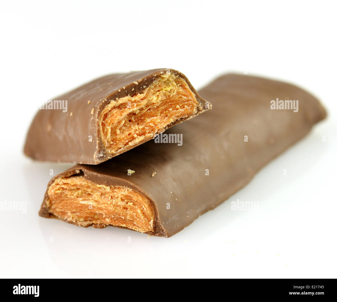 Chocolate covered wafer bar hi-res stock photography and images - Alamy