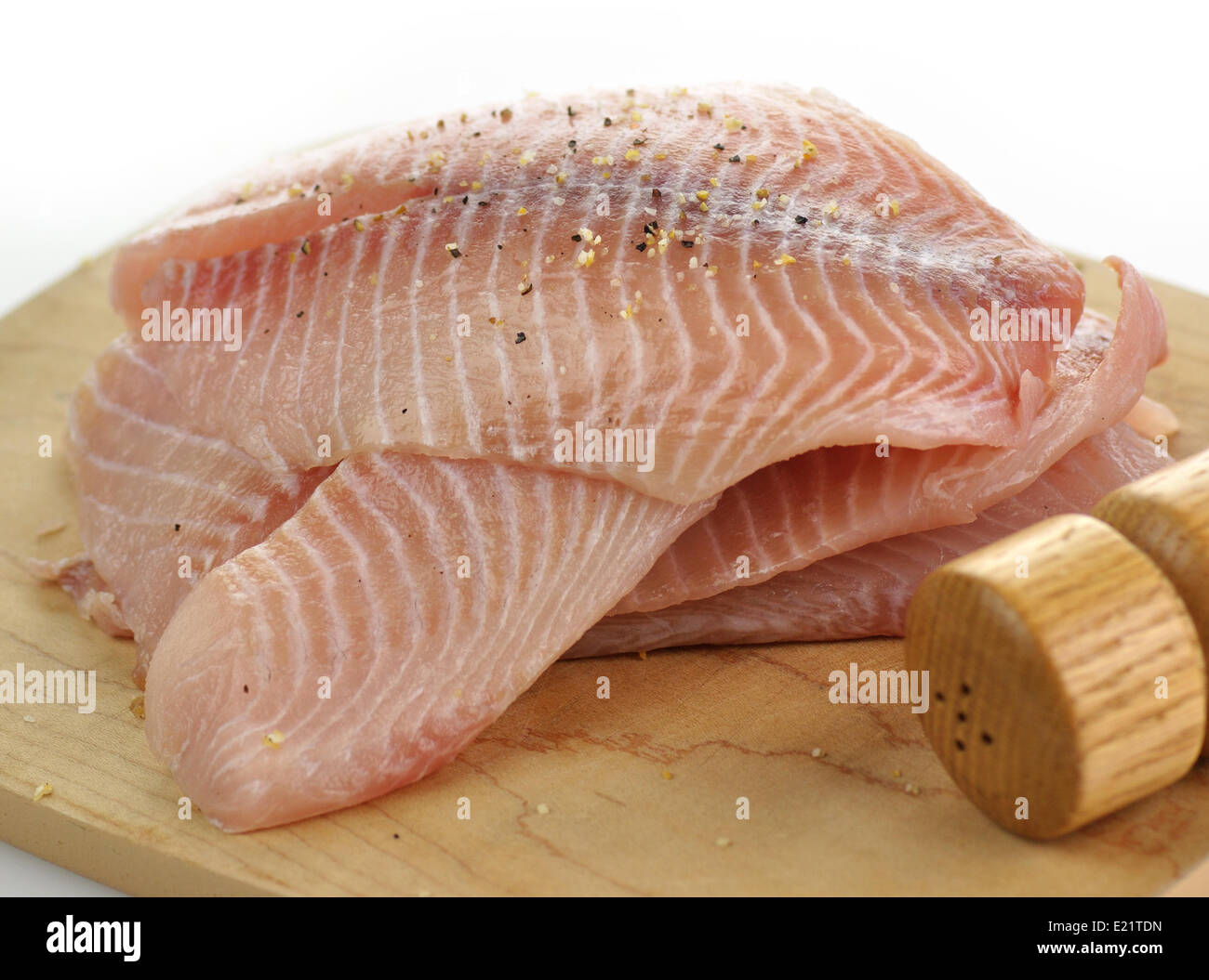 Close up tilapia fish fillet hi-res stock photography and images - Alamy