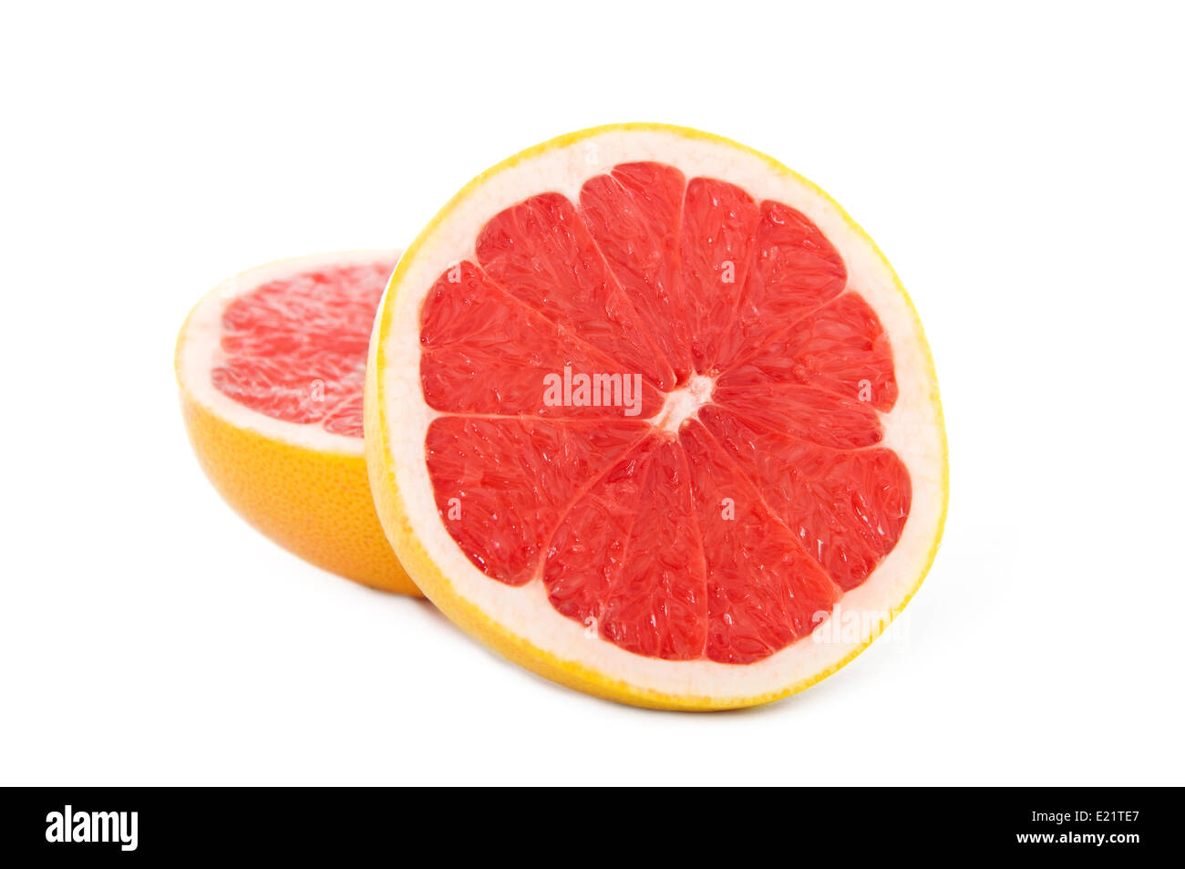 Grapefruit sliced isolated hi-res stock photography and images - Alamy