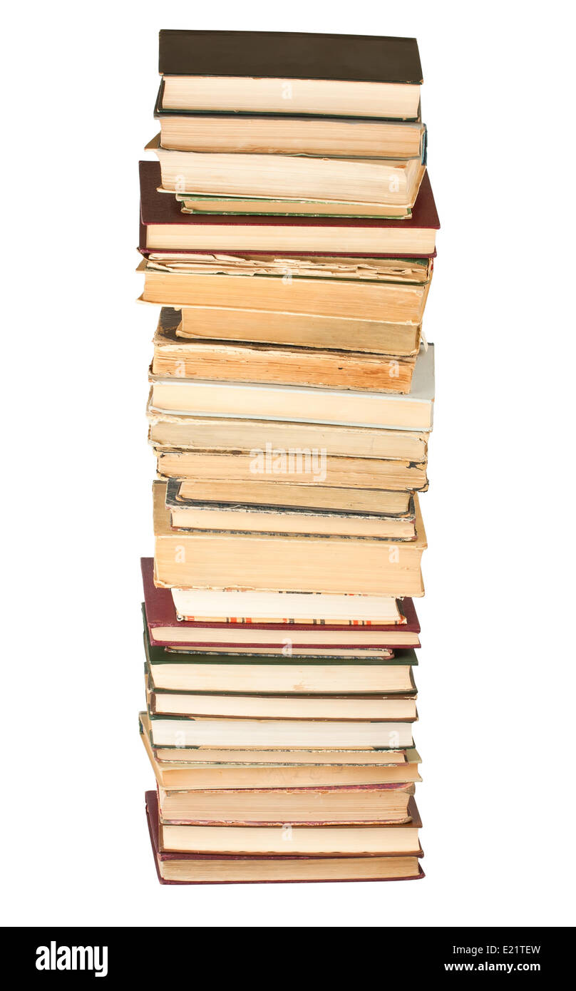 Stacked old books Stock Photo - Alamy