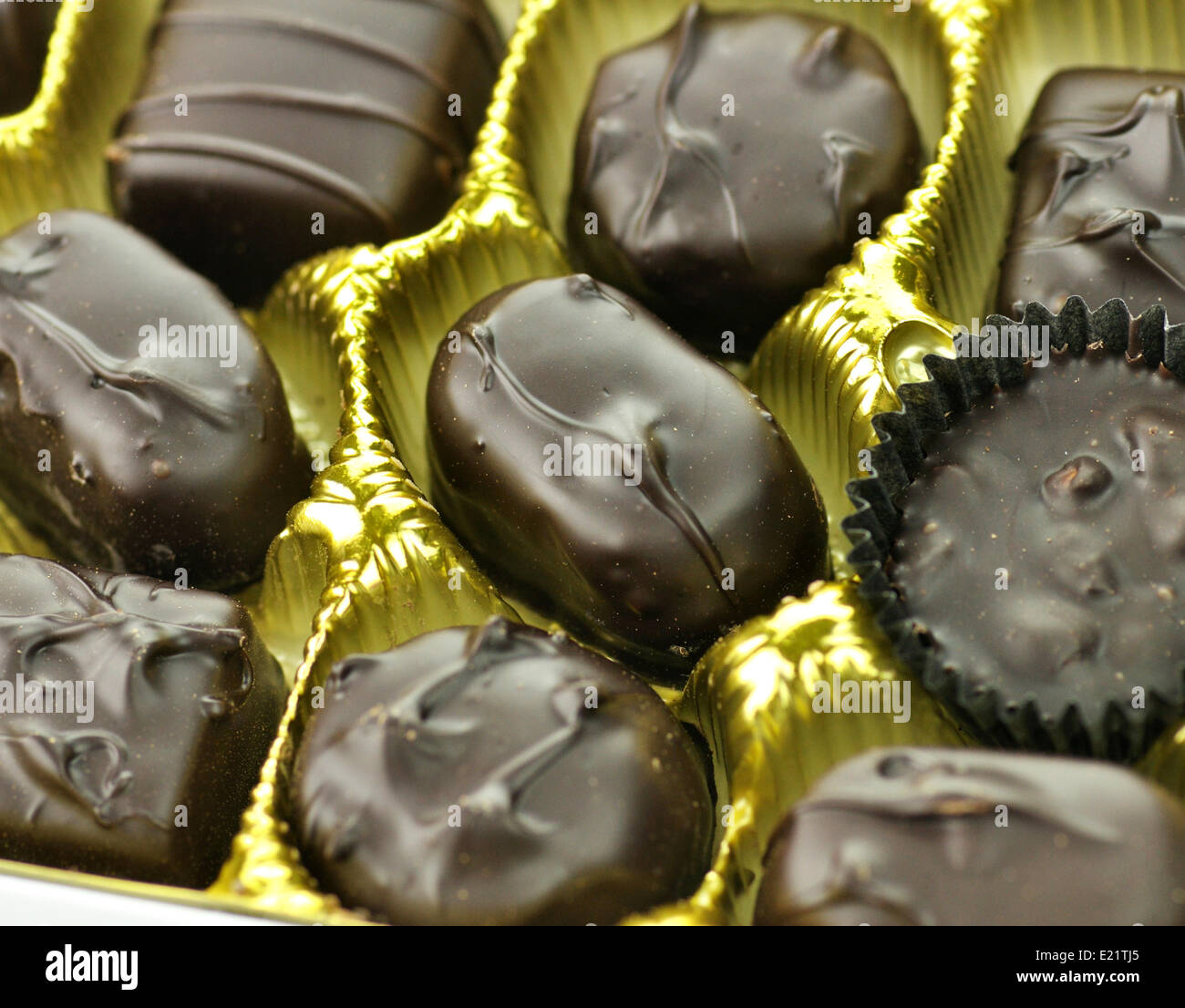 chocolate candies assortment Stock Photo - Alamy