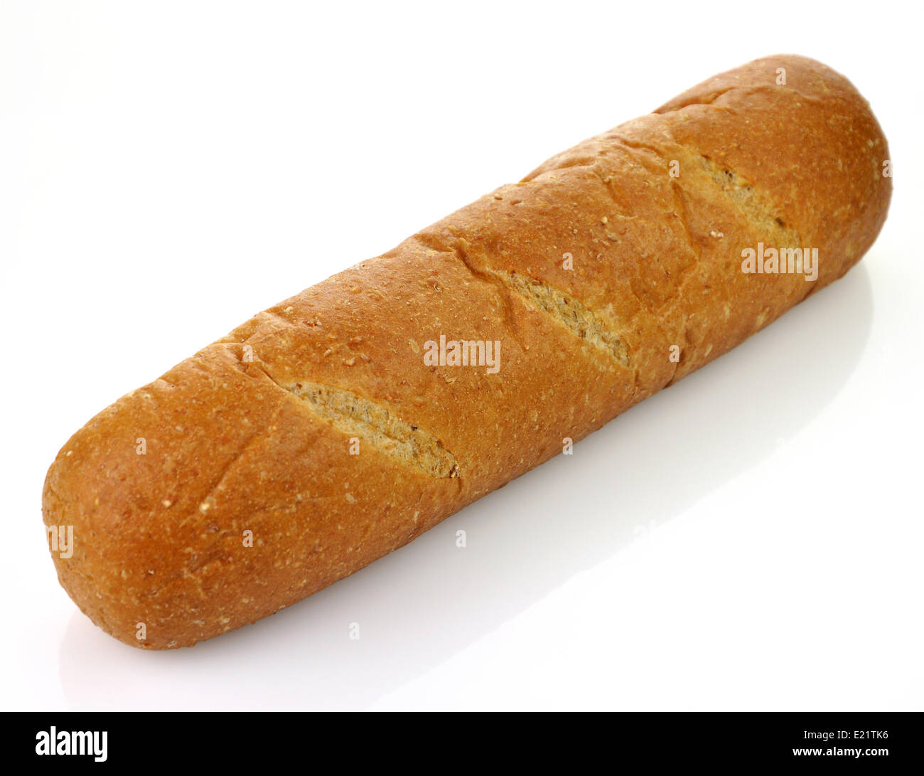 Whole wheat loaf of bread Stock Photo - Alamy