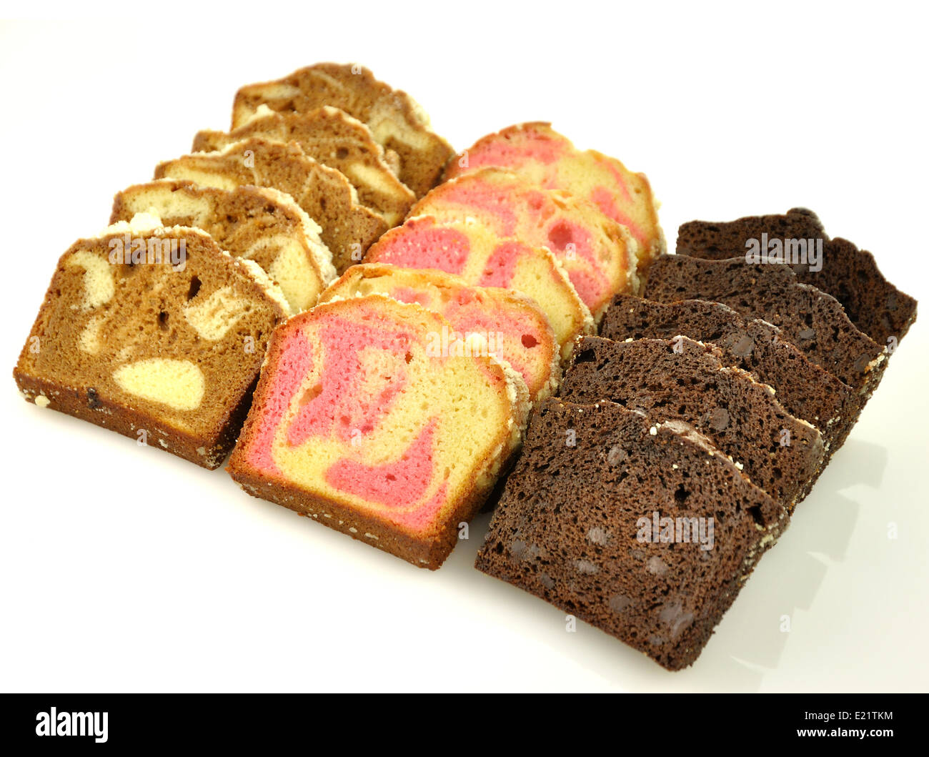 sliced loaf cake assortment Stock Photo - Alamy