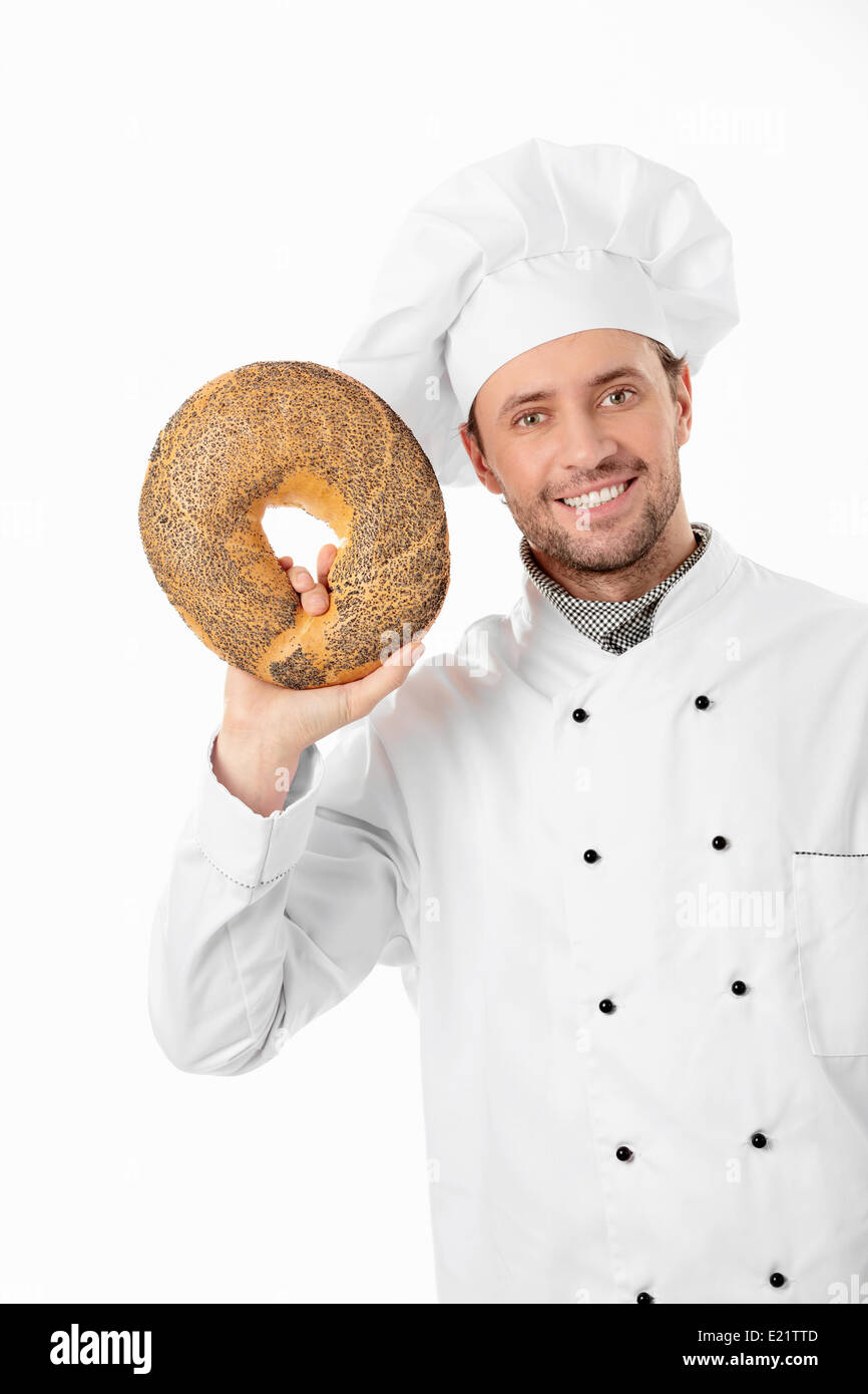 Smiling baker hi-res stock photography and images - Alamy