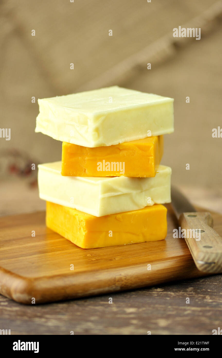 a stack of cheese Stock Photo - Alamy