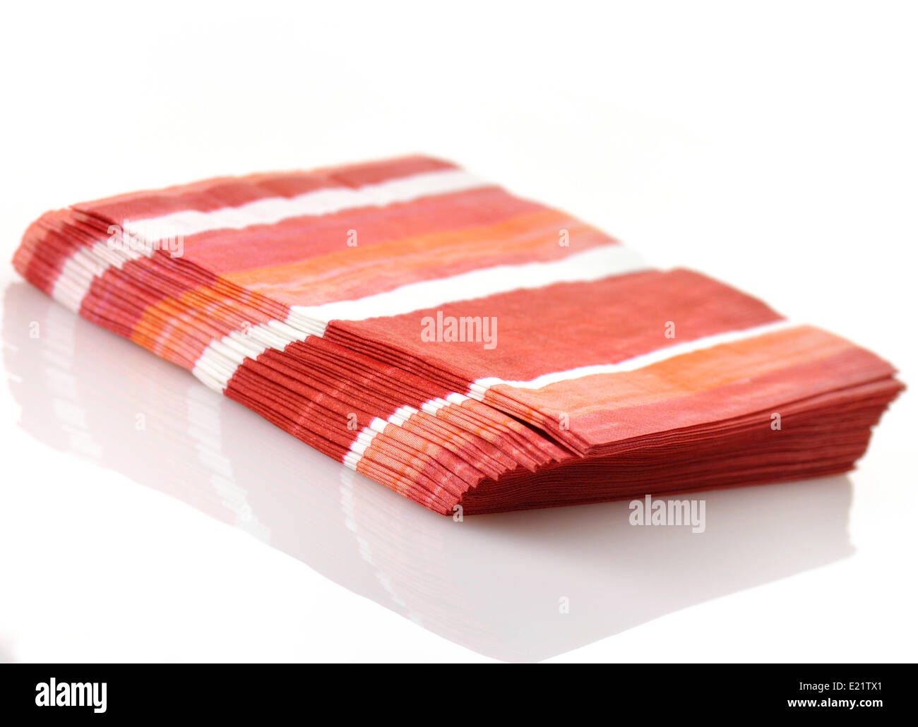 Red clean paper tissue hi-res stock photography and images - Alamy