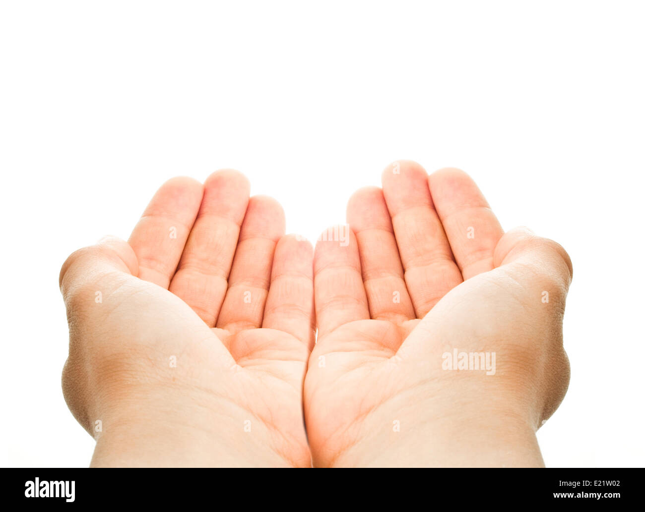 Hands catching light hi-res stock photography and images - Alamy