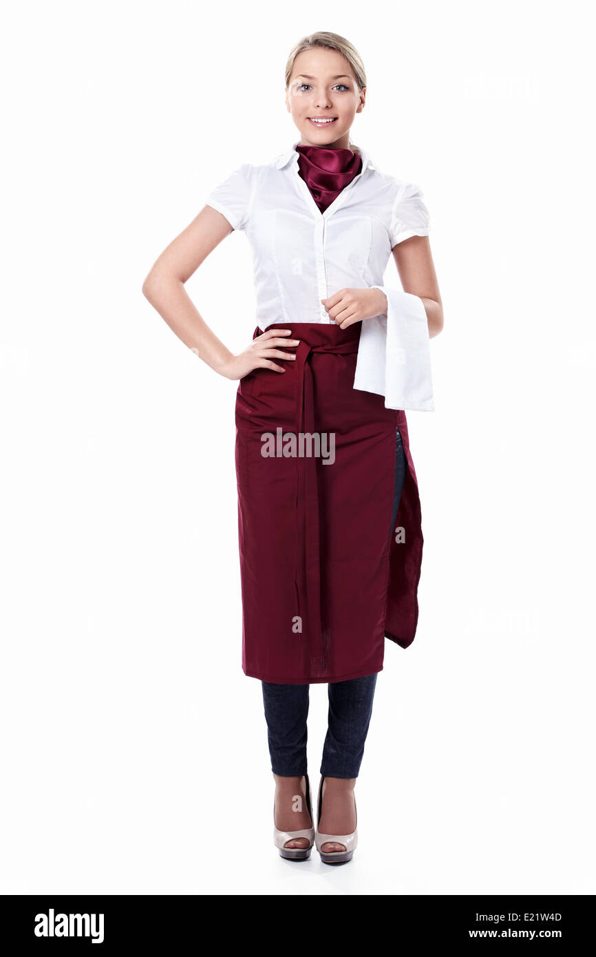 Waitress Cut Out Stock Images & Pictures - Alamy