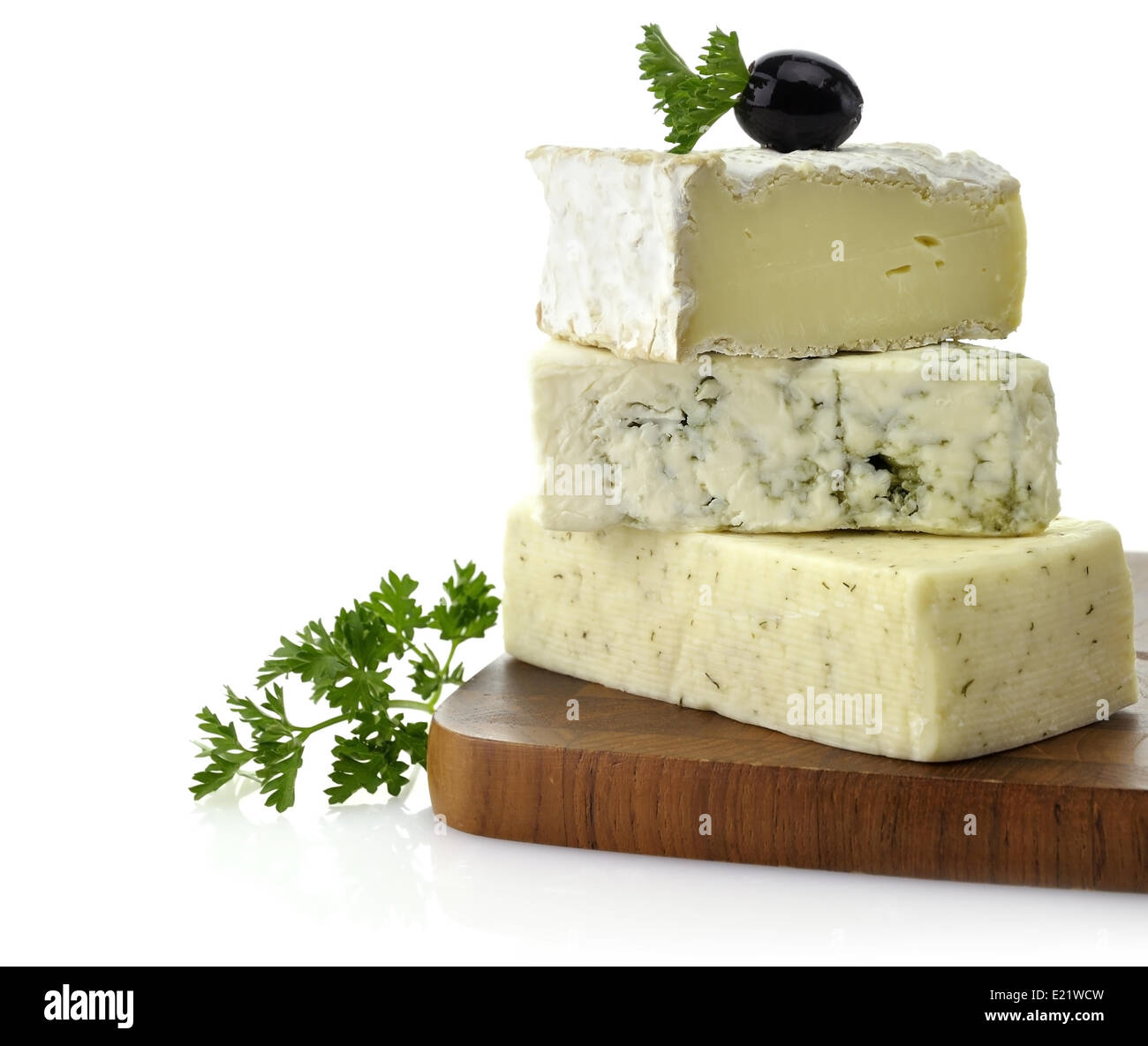 Food assorted cheese board Cut Out Stock Images & Pictures - Alamy