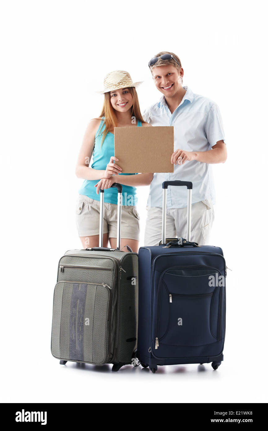 A young couple goes on vacation Stock Photo - Alamy