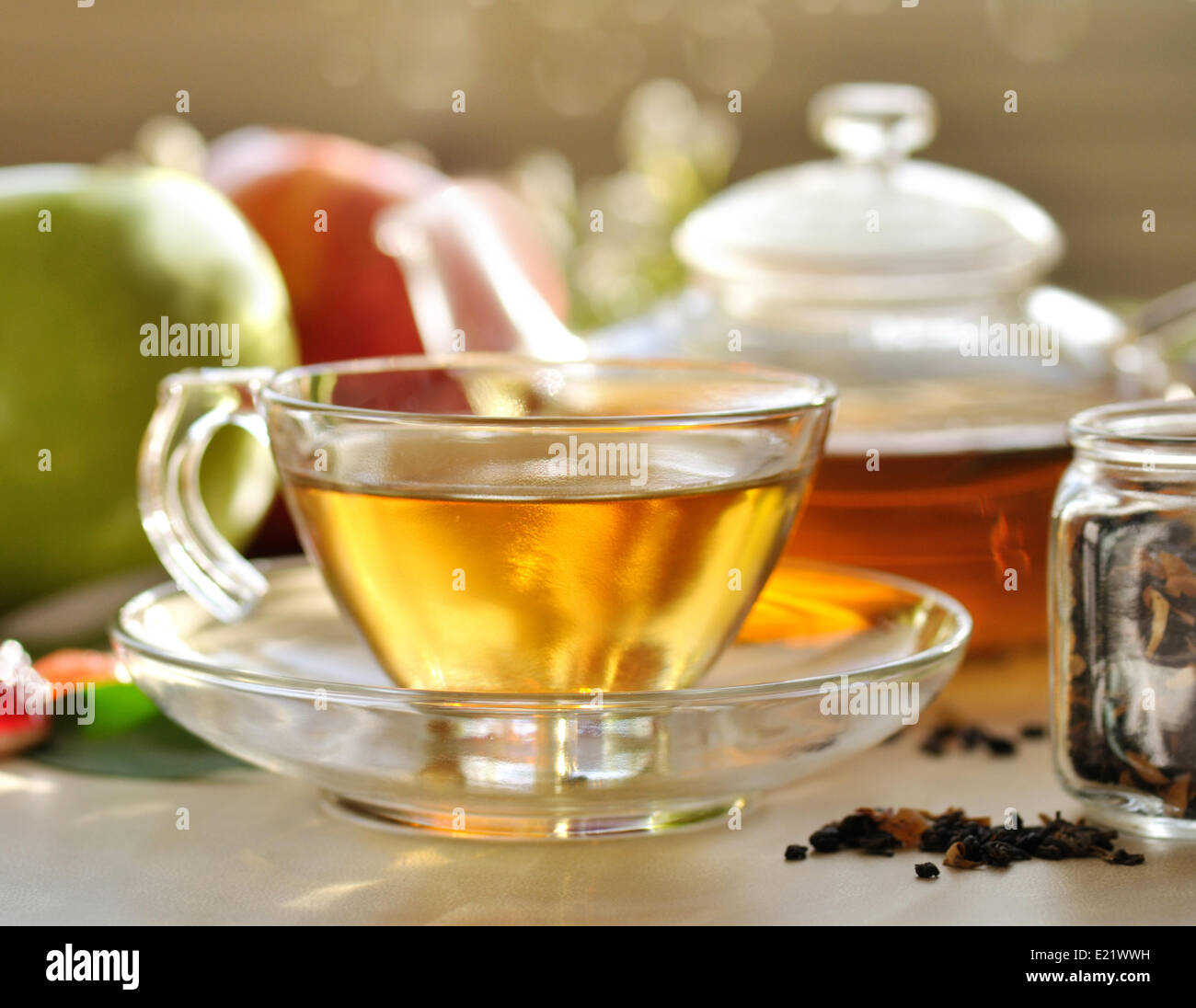 fresh green tea Stock Photo - Alamy