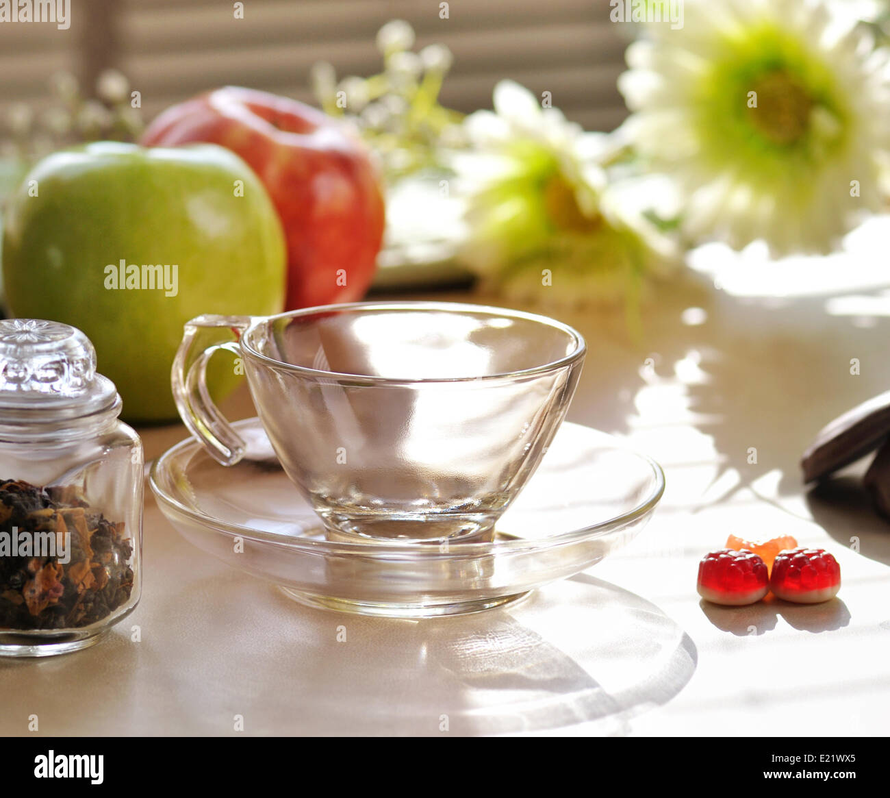 morning tea preparation Stock Photo - Alamy