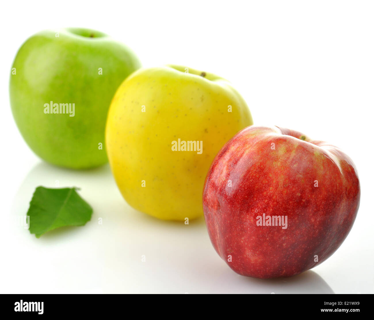 green, red and yellow apples Stock Photo - Alamy