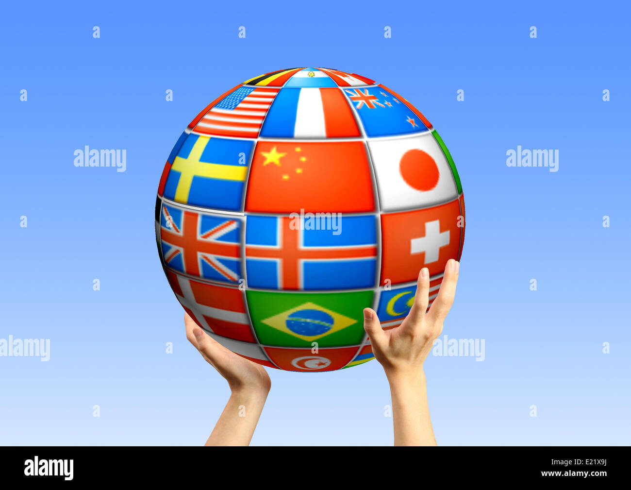 Hands malaysia flags Cut Out Stock Images & Pictures - Alamy
