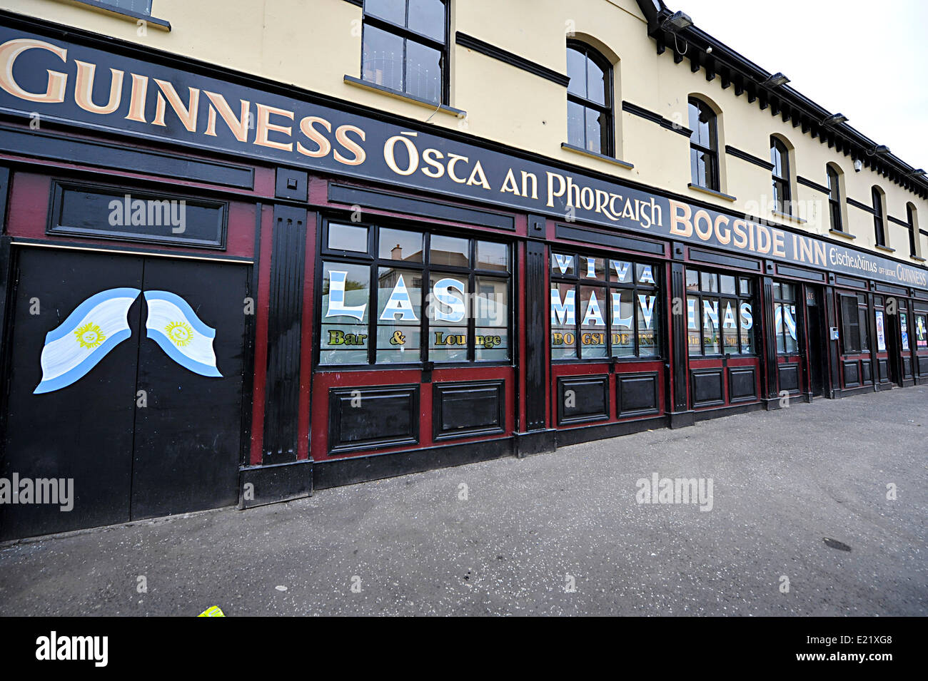 Derry, Londonderry, Northern Ireland. 13th June, 2014. Bogside Inn ...