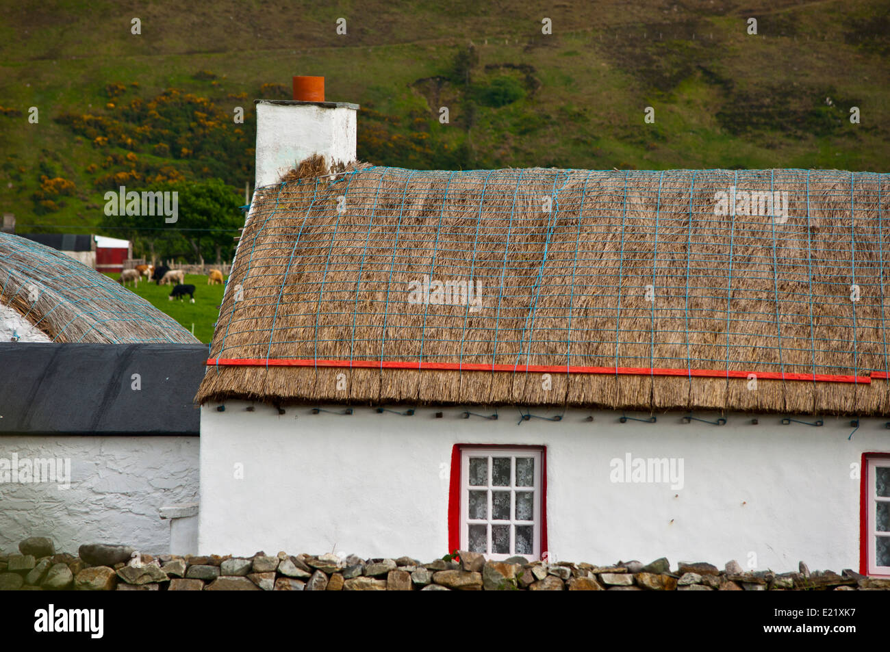 Traditional Irish Thatched Cottages Stock Photo - Alamy