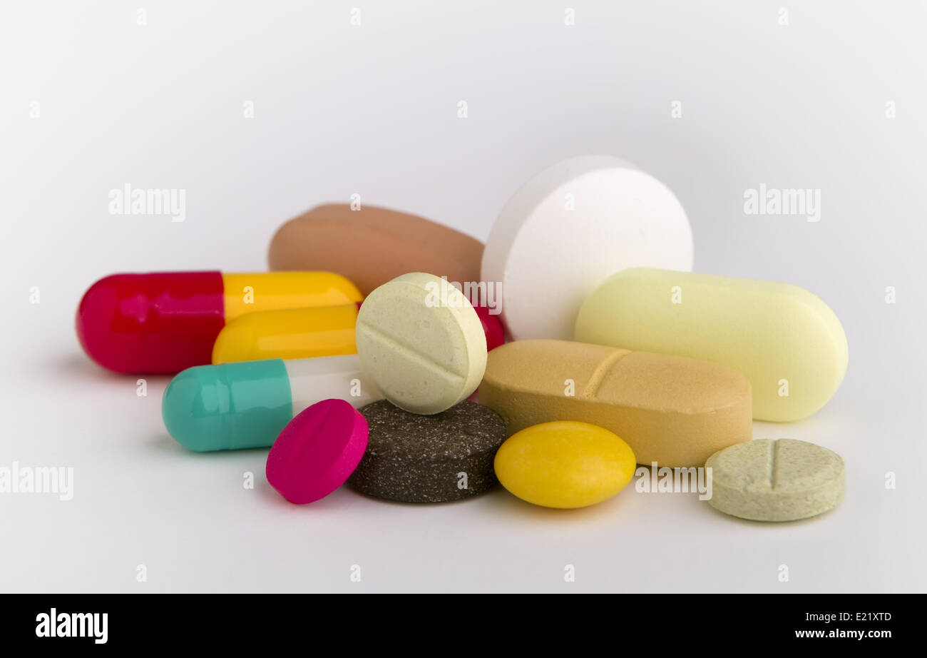 tablets and capsules Stock Photo - Alamy