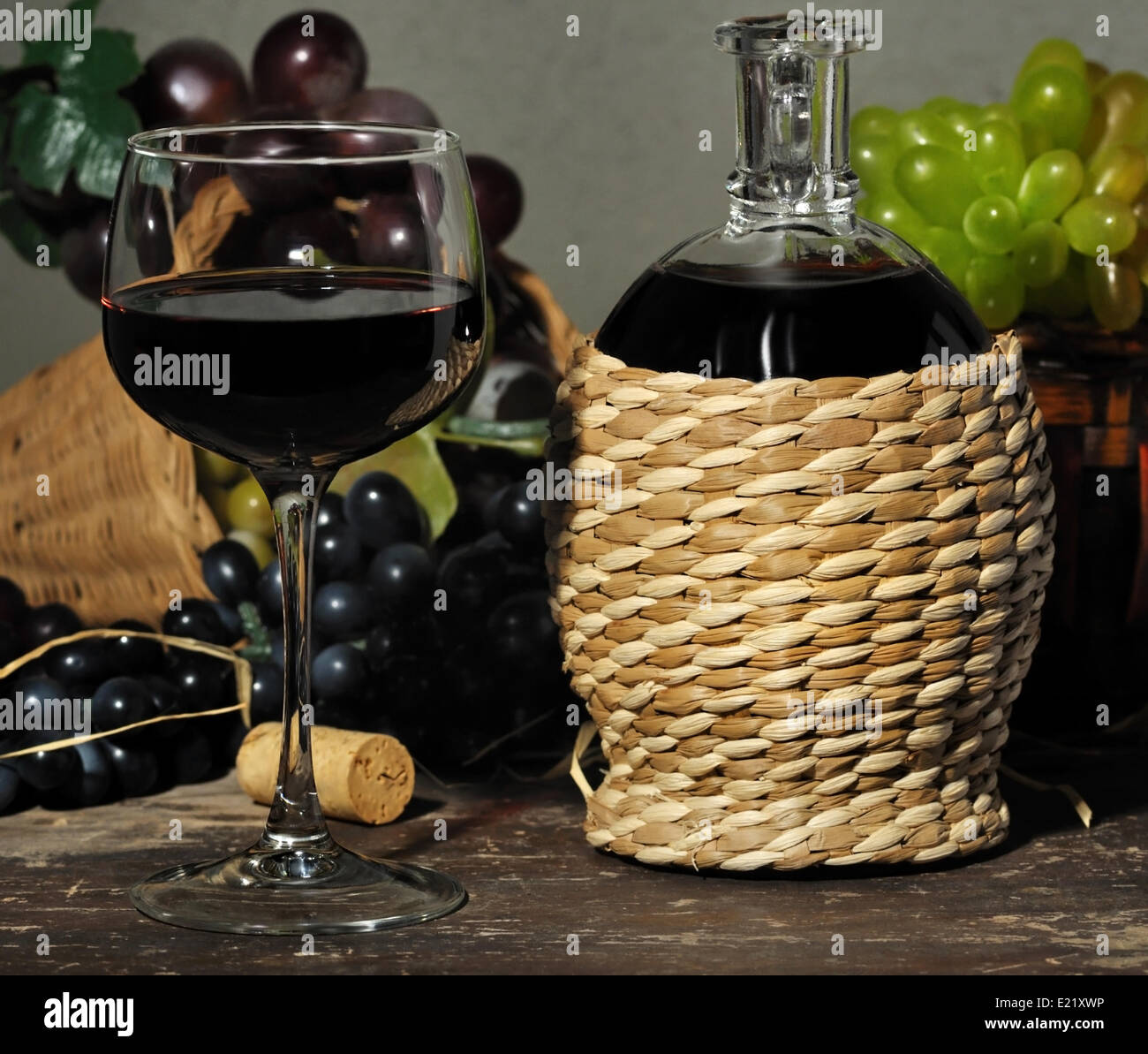 red wine composition Stock Photo - Alamy