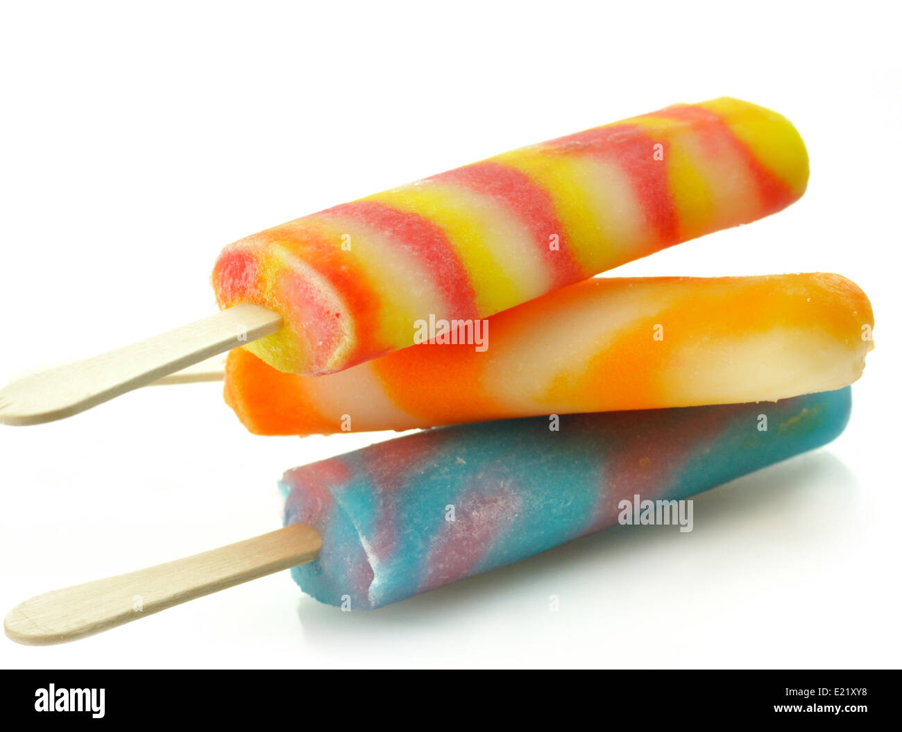 colorful ice cream pops Stock Photo - Alamy