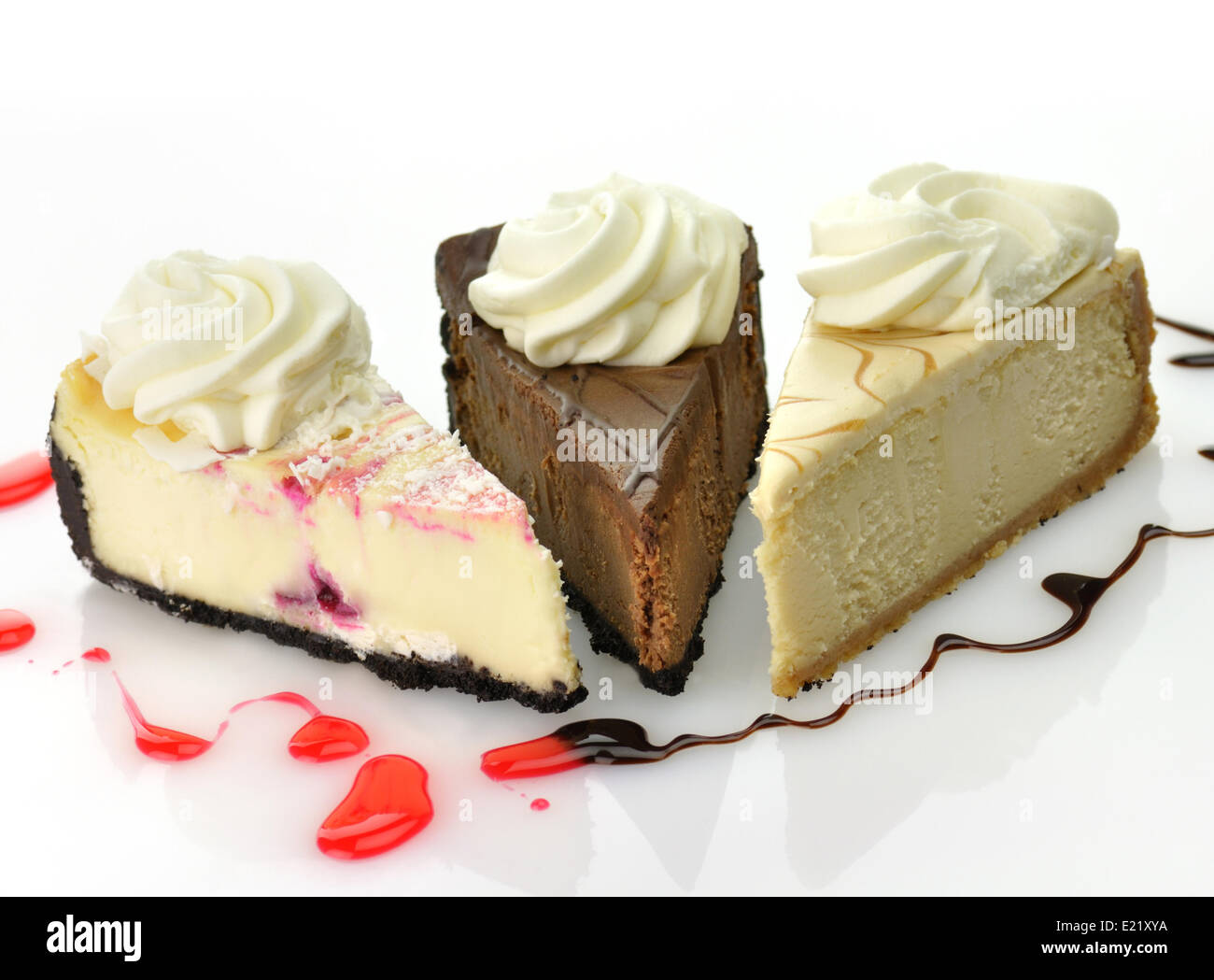 slices of cheesecake Stock Photo - Alamy