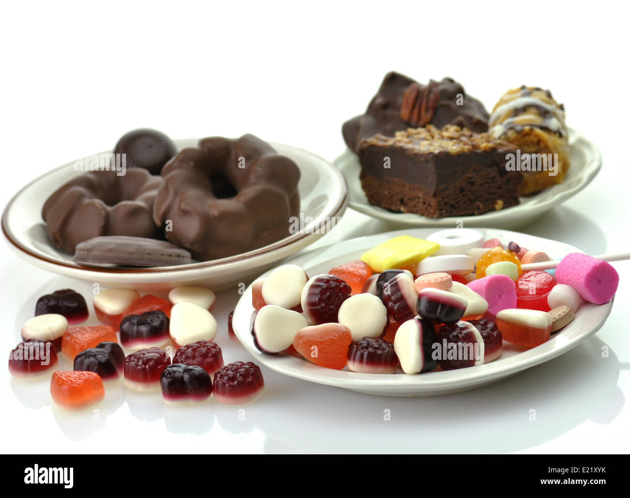 Jelly sweets fruit chocolate hi-res stock photography and images - Alamy