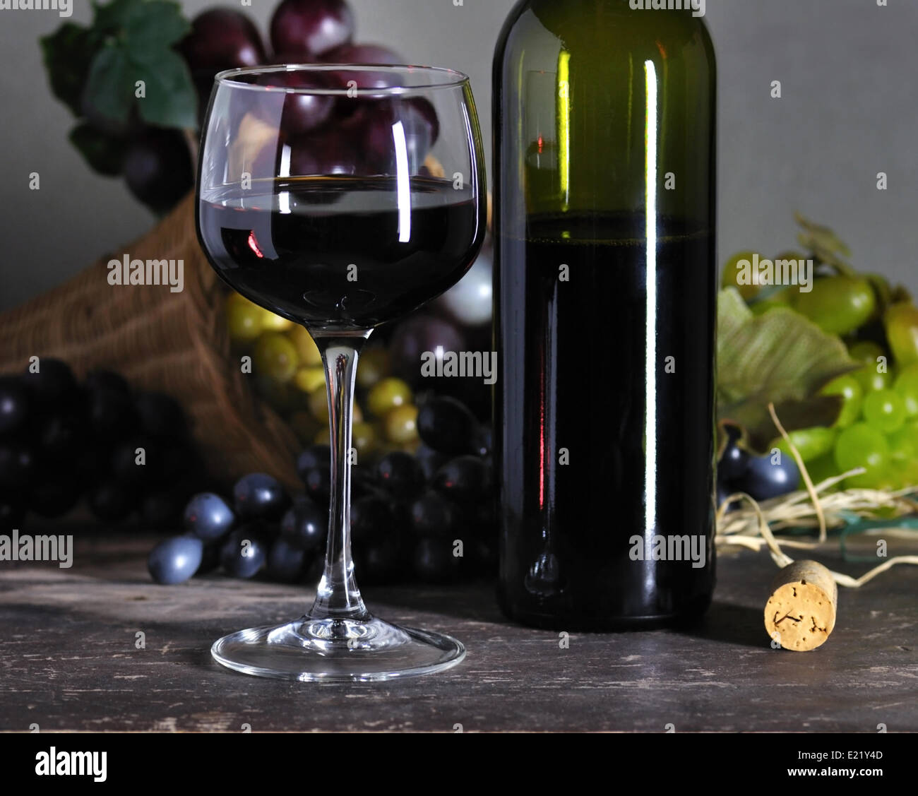 red wine composition Stock Photo - Alamy