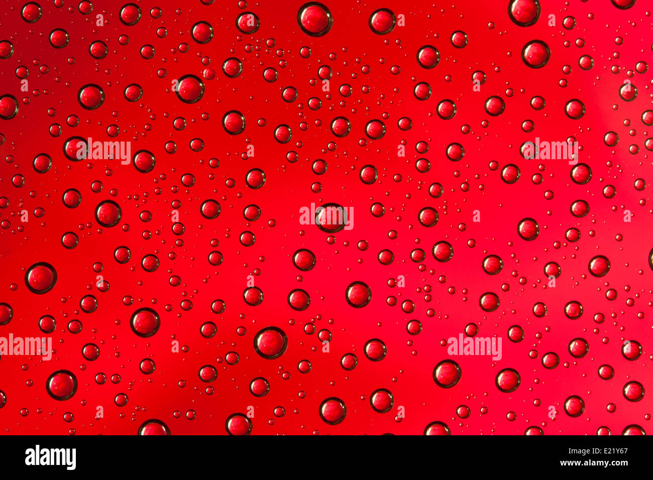 Red water drops Stock Photo - Alamy