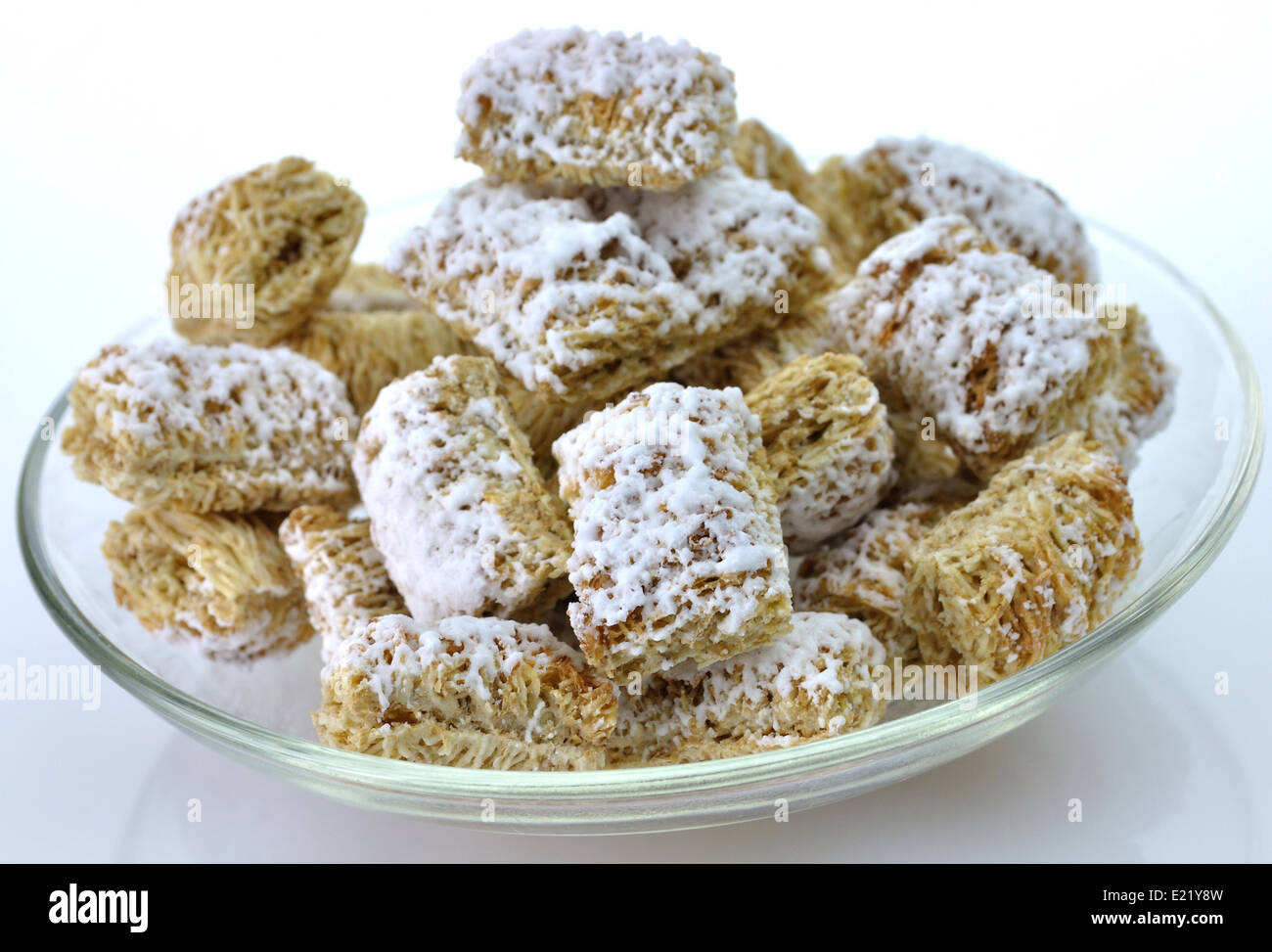 Shredded Wheat Cereal Stock Photo - Alamy