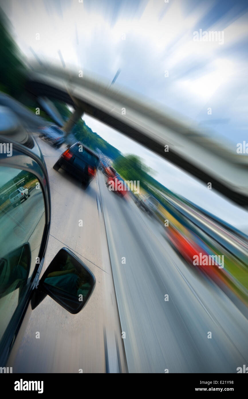 car fast drive Stock Photo - Alamy