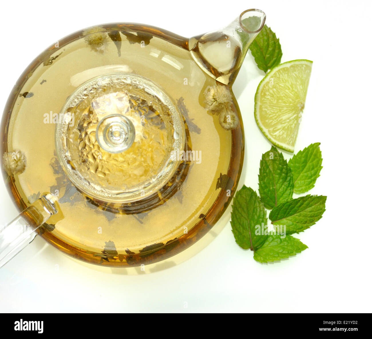 green tea composition Stock Photo - Alamy