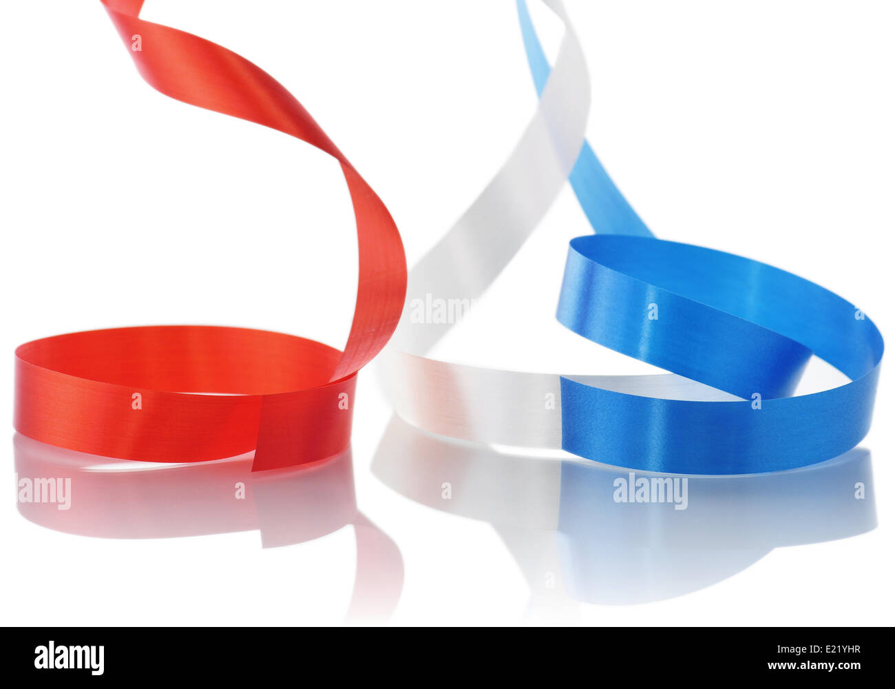 Streamers background Cut Out Stock Images & Pictures - Alamy