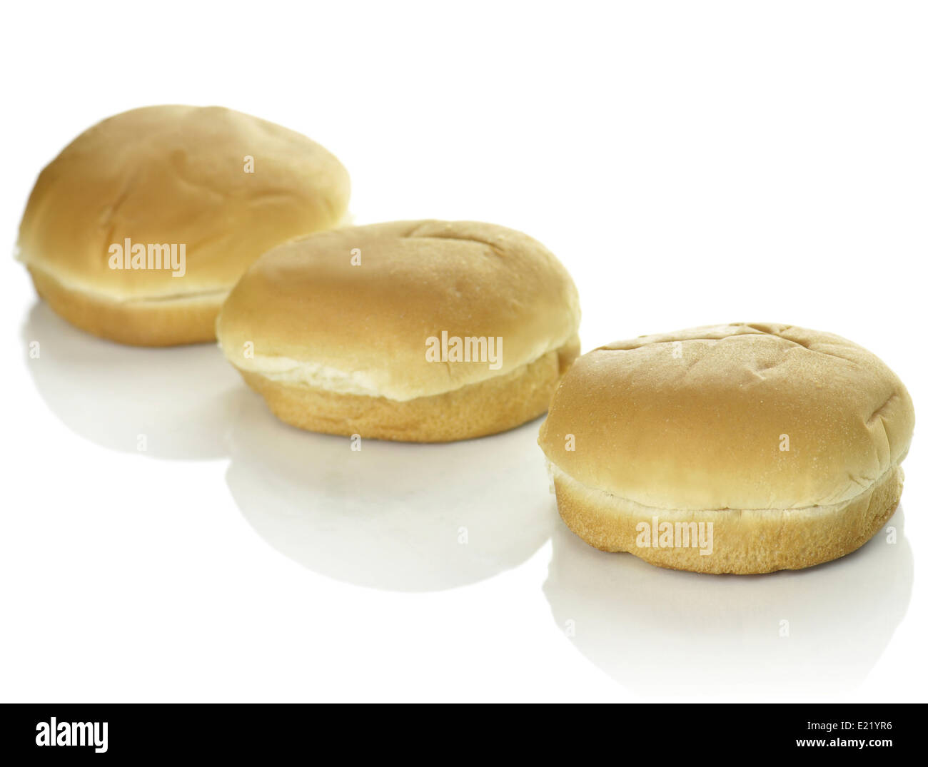 Burger bread buns Cut Out Stock Images & Pictures - Alamy