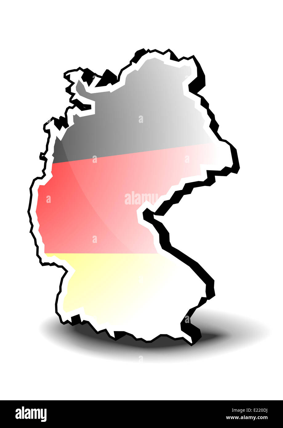 European union country 3d map hi-res stock photography and images - Alamy