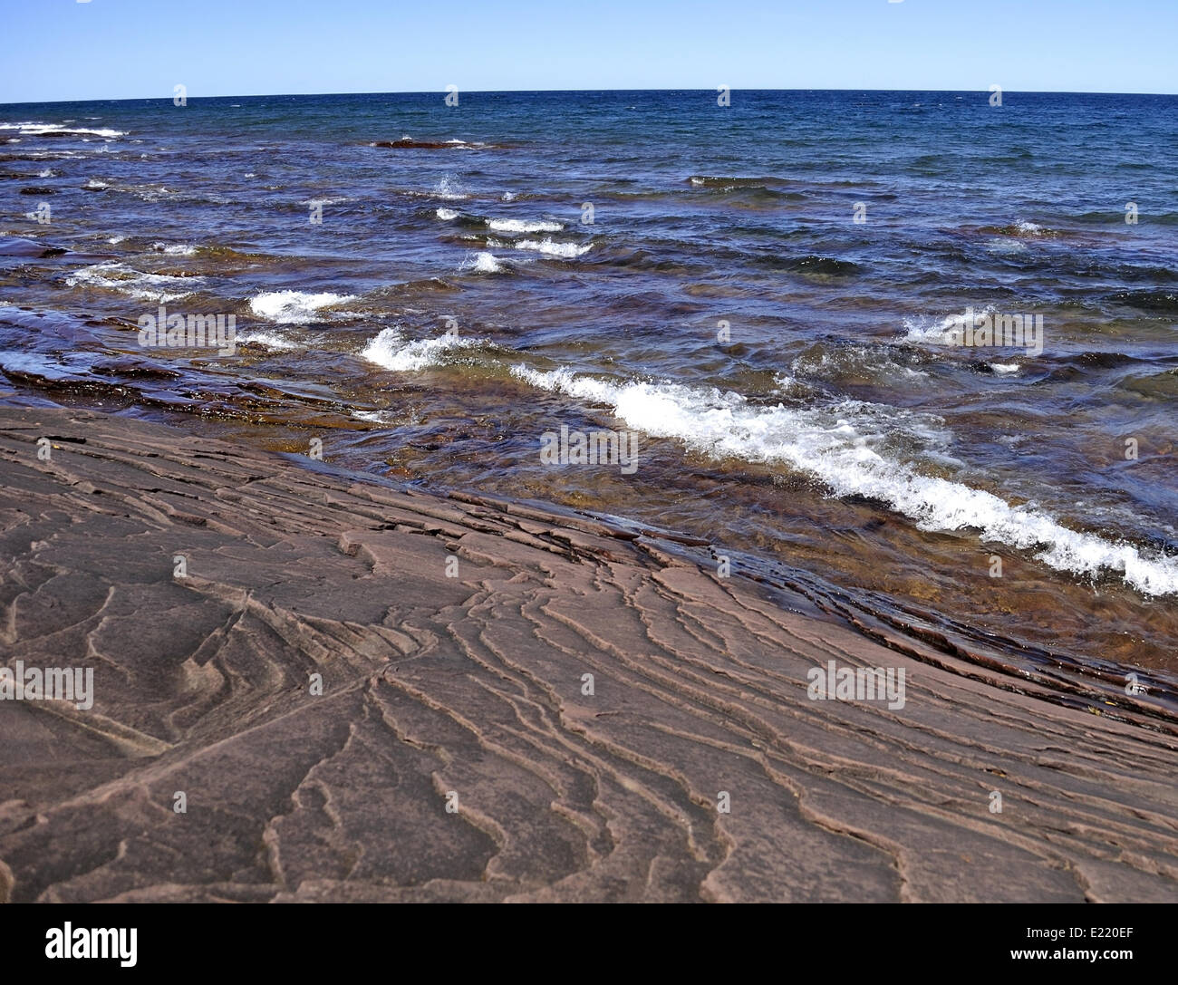 shore of lake michigan Stock Photo - Alamy
