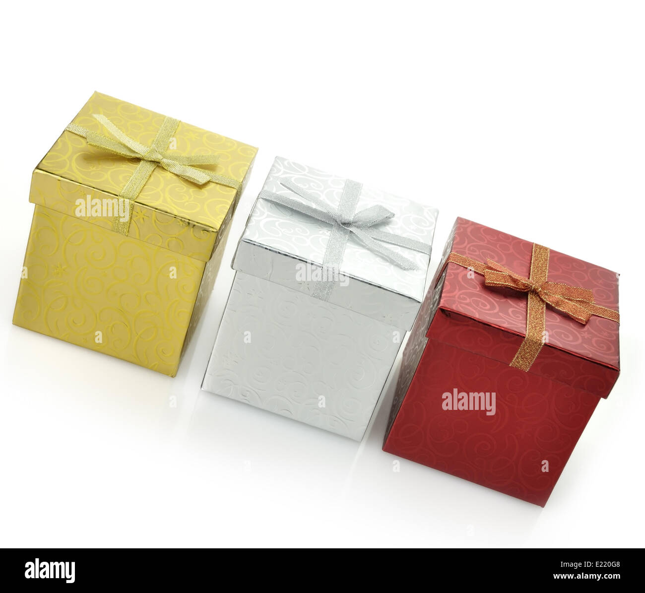 Small gift boxes Cut Out Stock Images & Pictures - Alamy