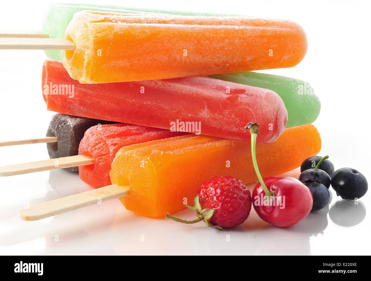 ice cream pops Stock Photo - Alamy
