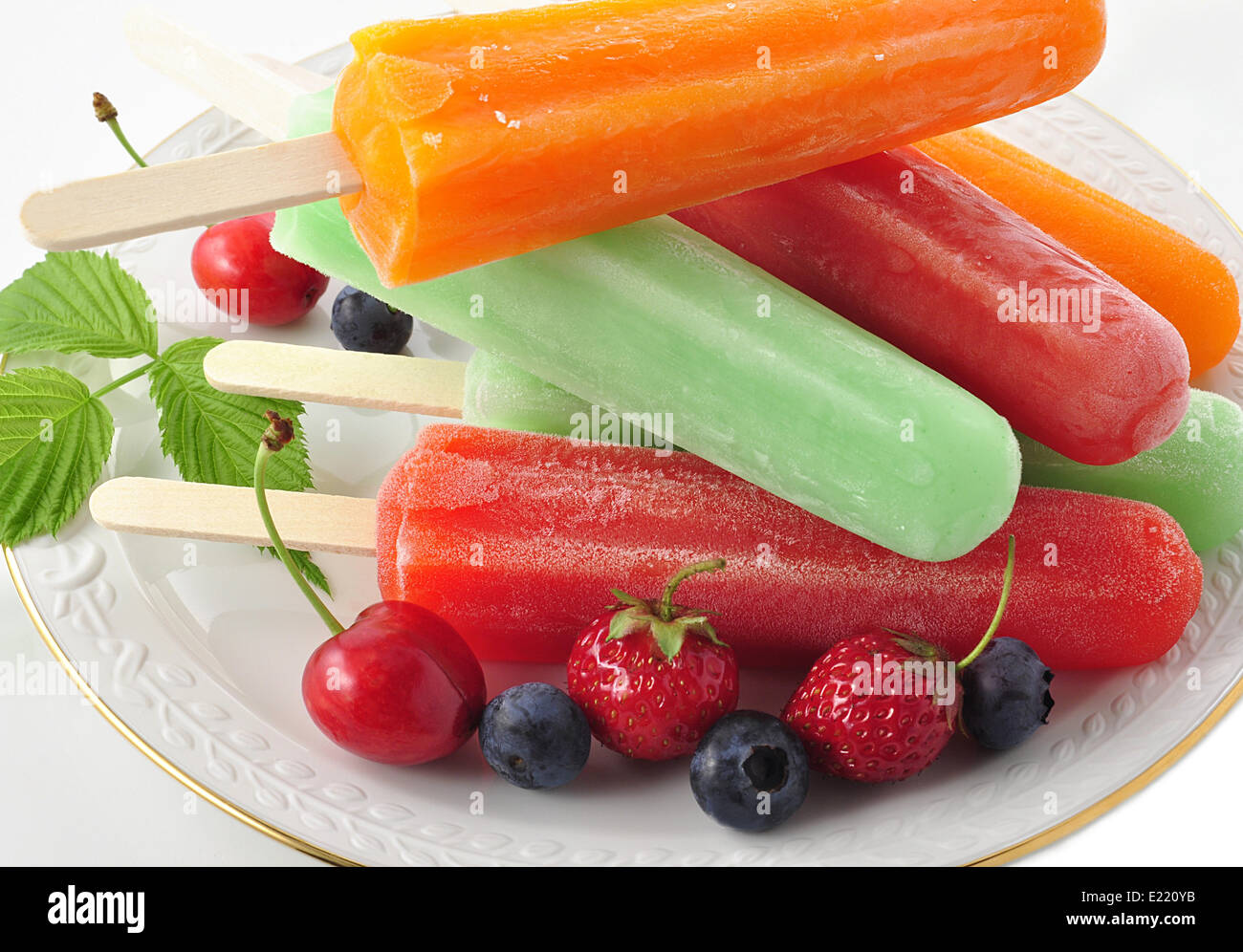 ice cream pops Stock Photo - Alamy