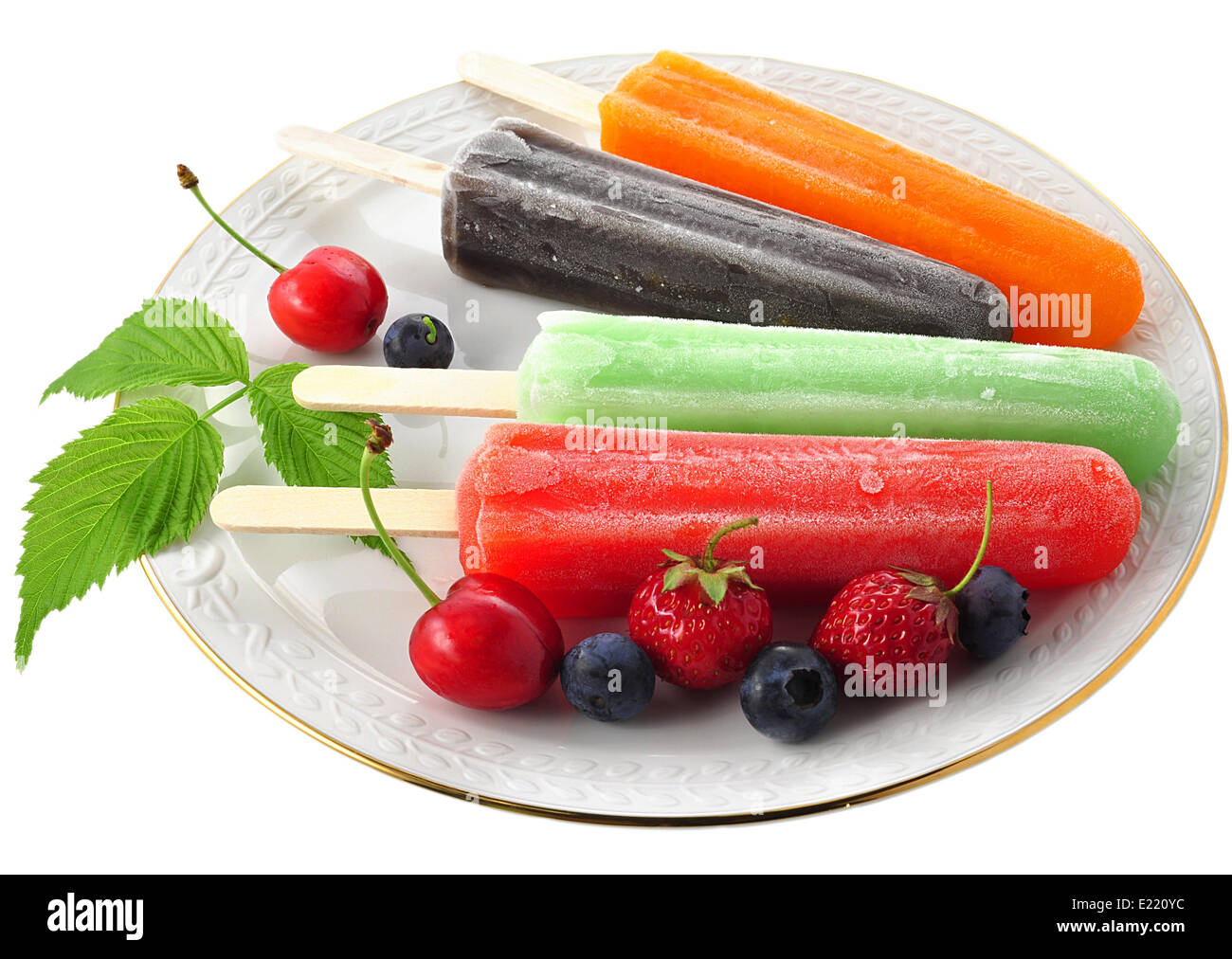ice cream pops Stock Photo - Alamy