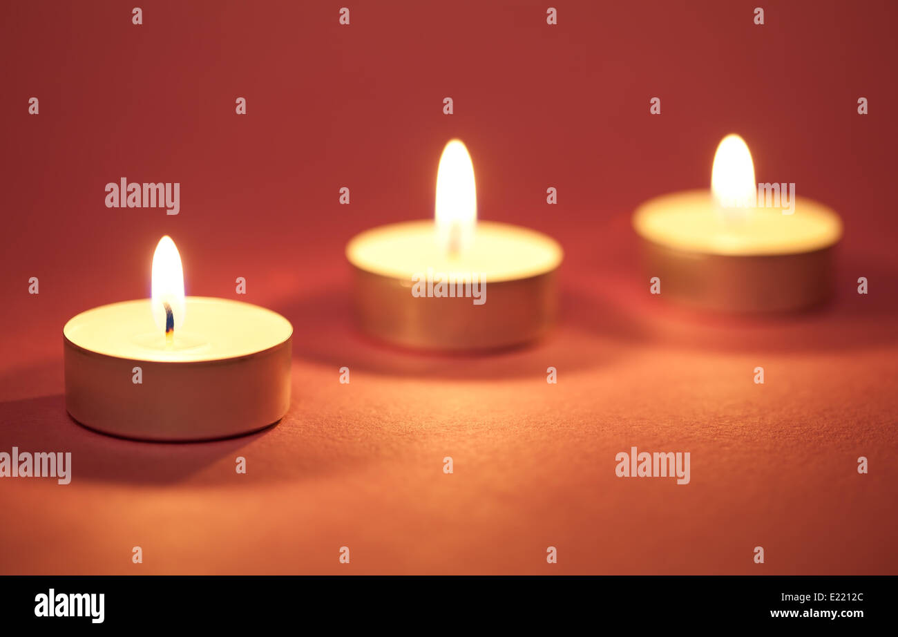 Three candles hi-res stock photography and images - Alamy