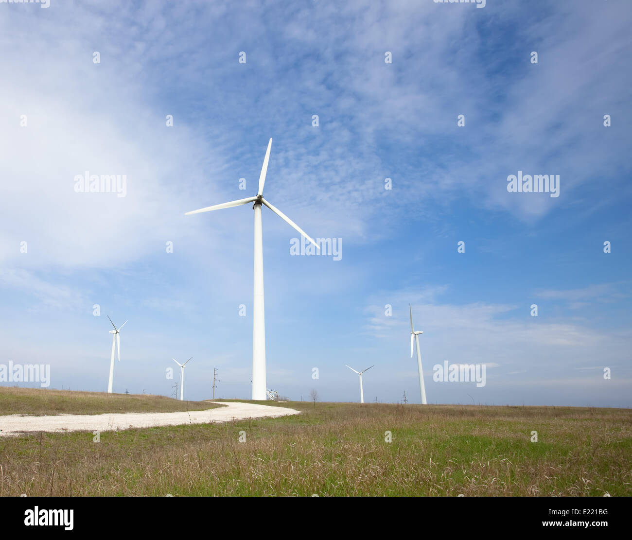wind energy turbine power station Stock Photo - Alamy
