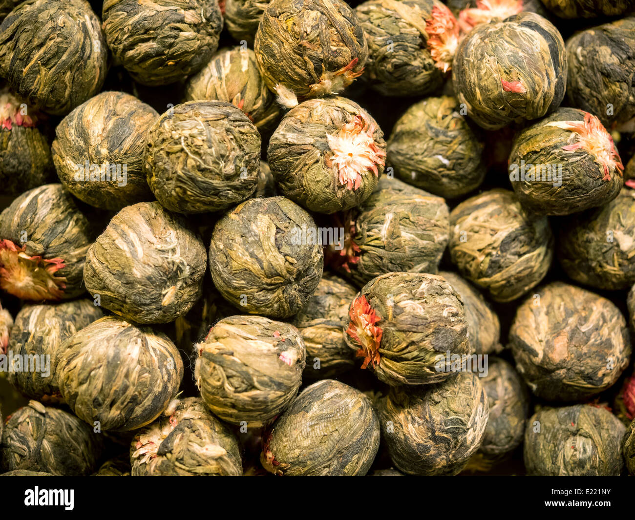Tea flower bulbs for herbal tea Stock Photo - Alamy